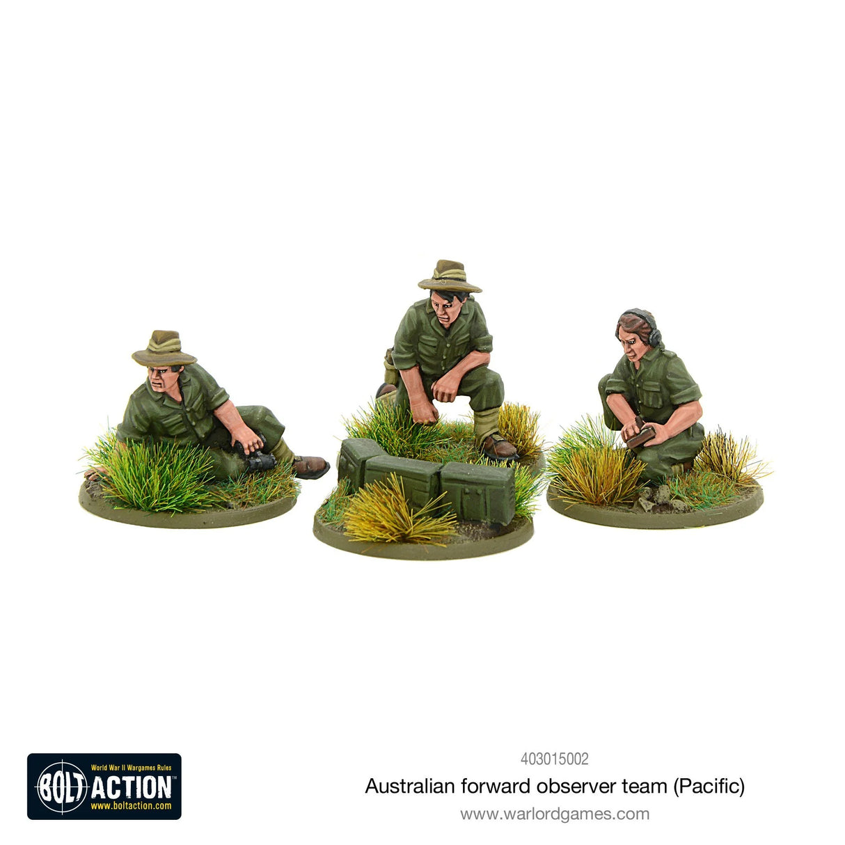 Bolt Action - Australian Forward Observer Team – War and Peace Games