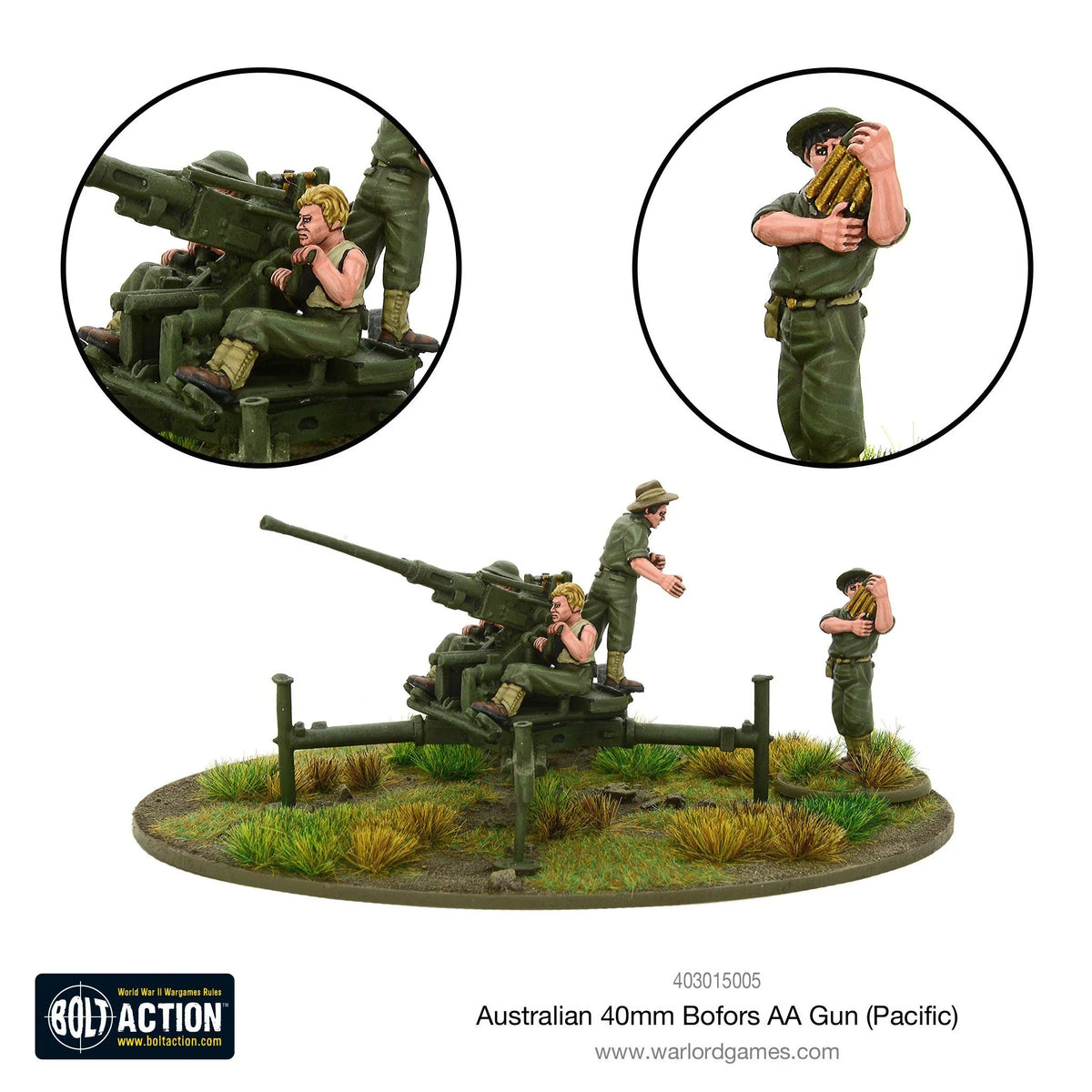 Bolt Action - Australian 40mm Bofors AA Gun – War and Peace Games