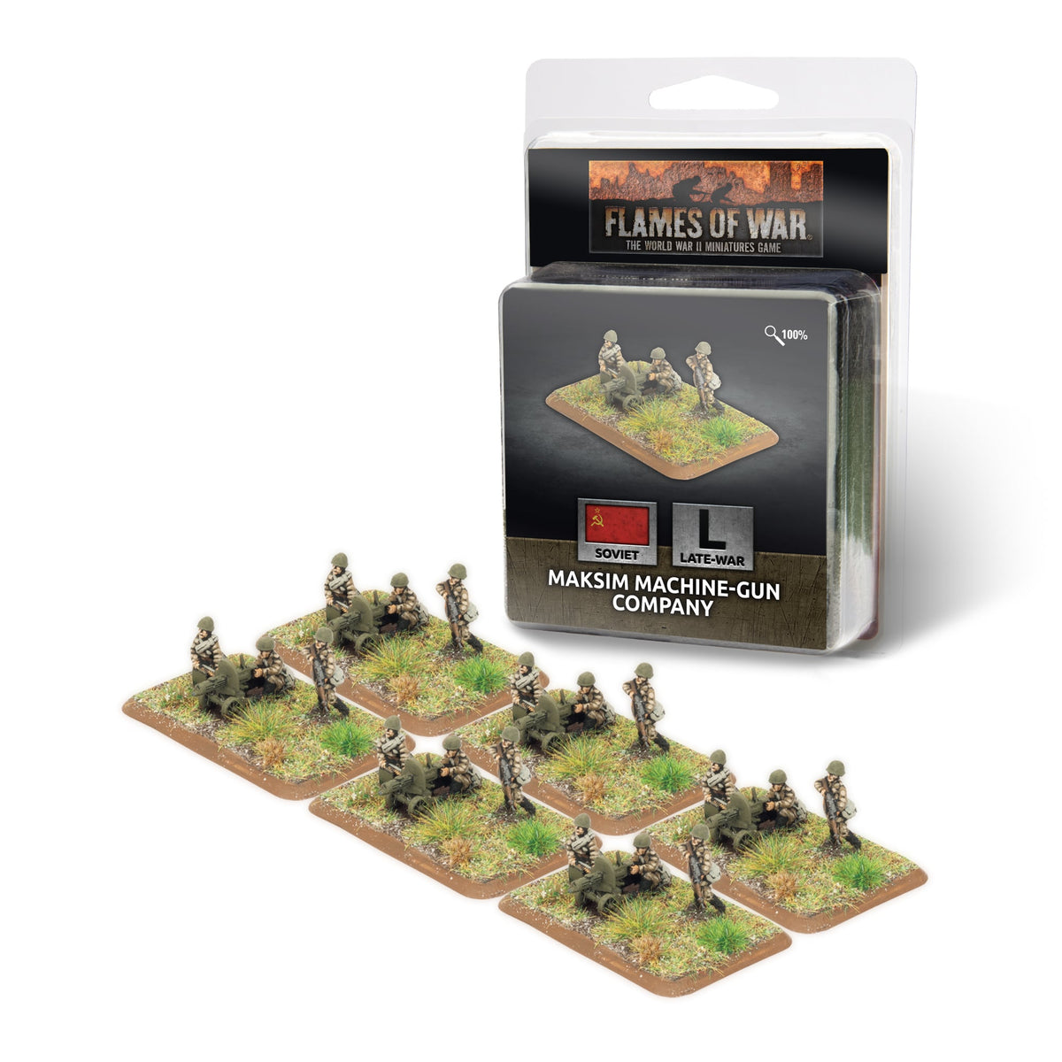 Flames Of War - Soviet: Maksim Machine-Gun Company – War and Peace Games